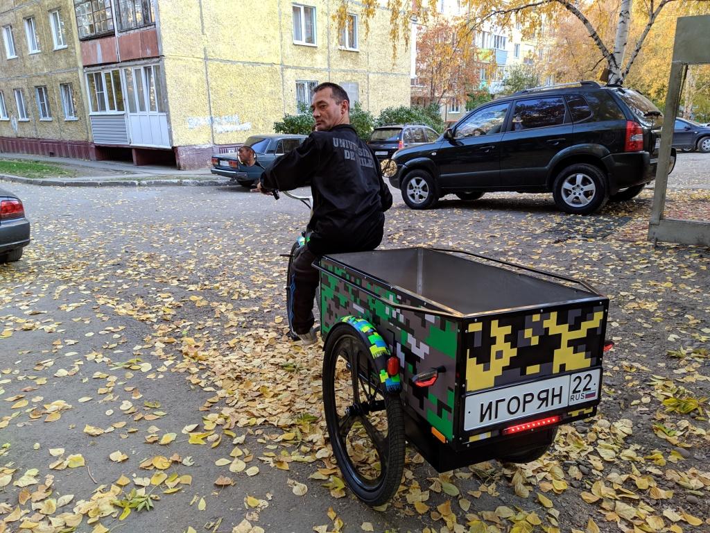 Трёхколёсный велосипед Майнкрафт